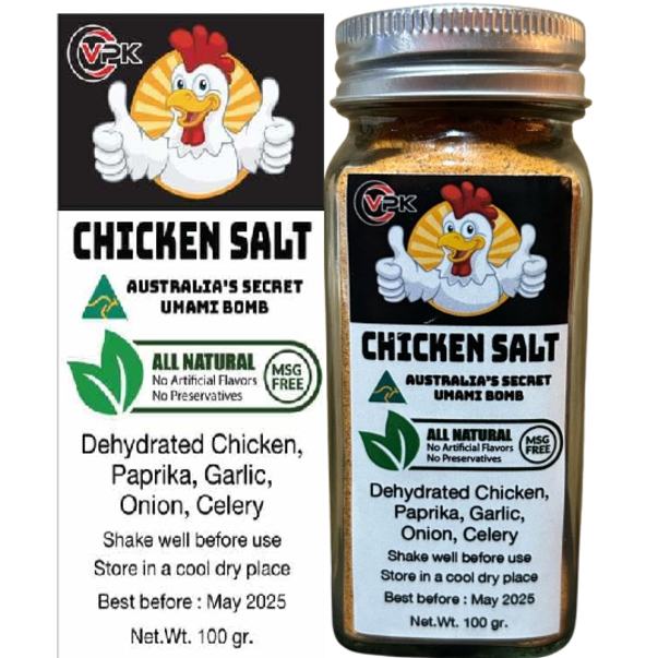 Chicken Salt 65-100 gram shaker Australia's Secret Umami Bomb ...