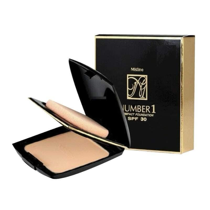Mistine No. One Compact Powder Volume 13 Grams Available In Two Numbers White Skin Number Colors ...