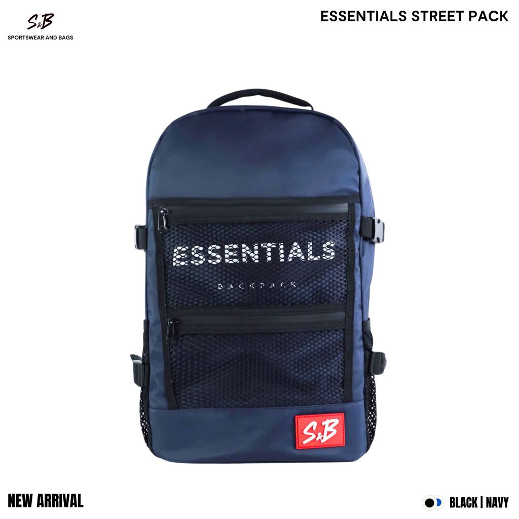 Multi-Purpose Backpack Everyday Use-S&B Essentials Street Pack'navy ...