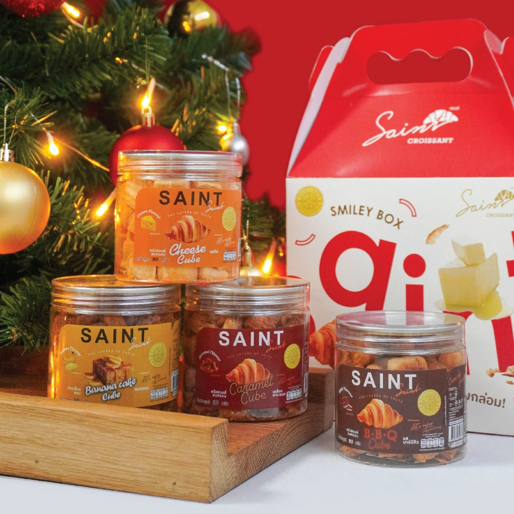 Saint Smiley Gift Set-Baked Croissant Assorted Flavors 4 Bottles ...