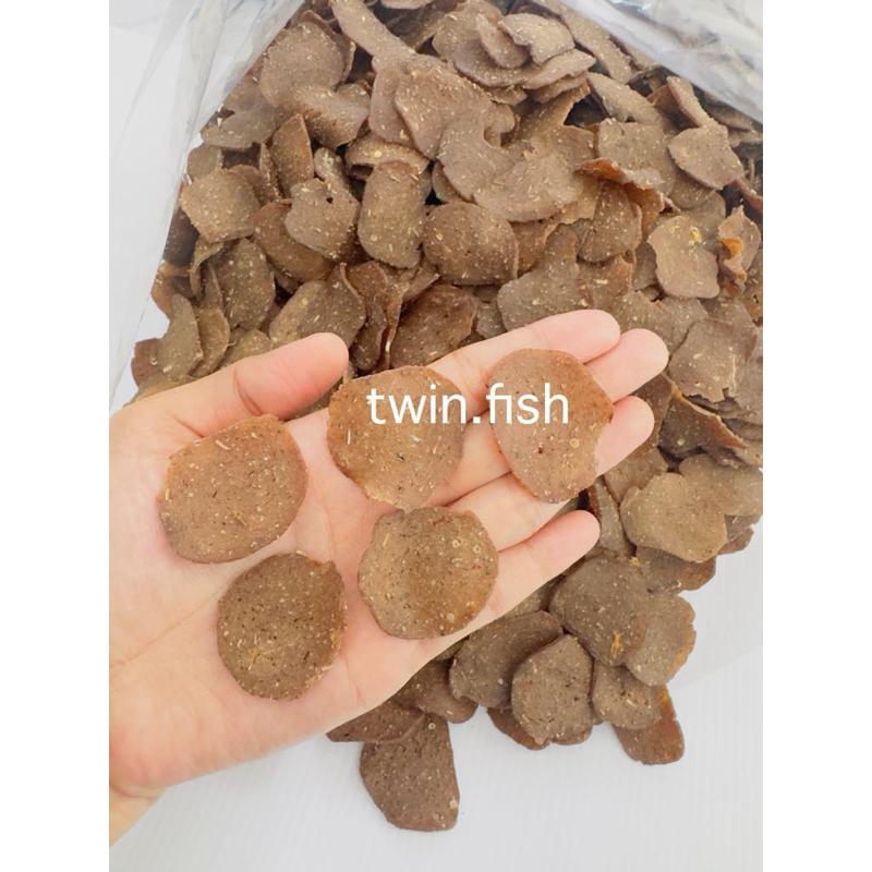 Green Back Fish Cracker Small Fluffy Black Sheet 500 G. | Shopee ...