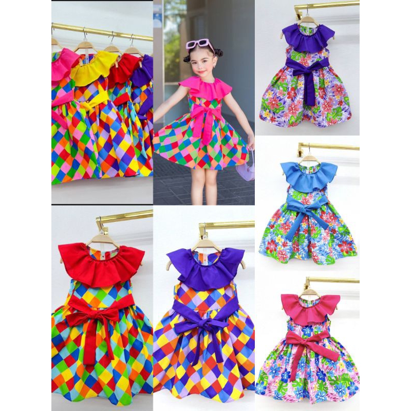 Songkran Flower Pattern Dress (tp) | Shopee Philippines