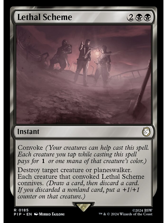 Lethal Scheme Magic the Gathering Card [MTG] | Shopee Philippines