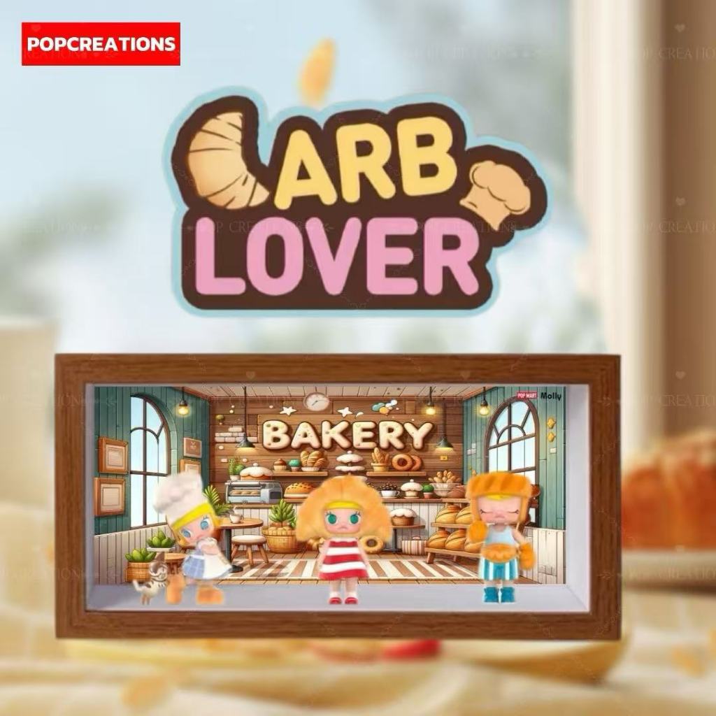 S POPMART DIY MOLLY CARB LOVER Photo Frame 14 * 35 BOX Display Rack ...