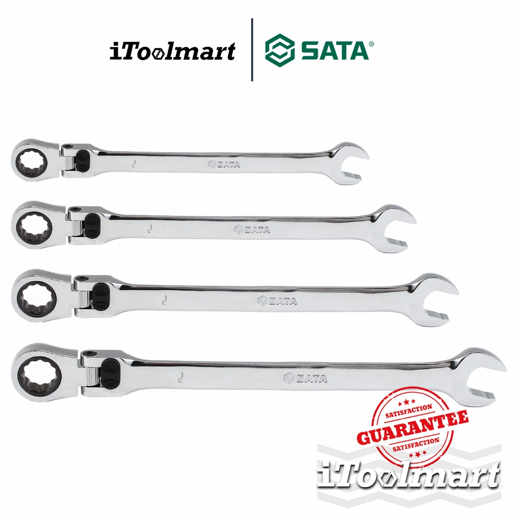 SATA Combination Wrench-Fixed Gear Bent Neck Lock 8-18 mm. 468XX ...