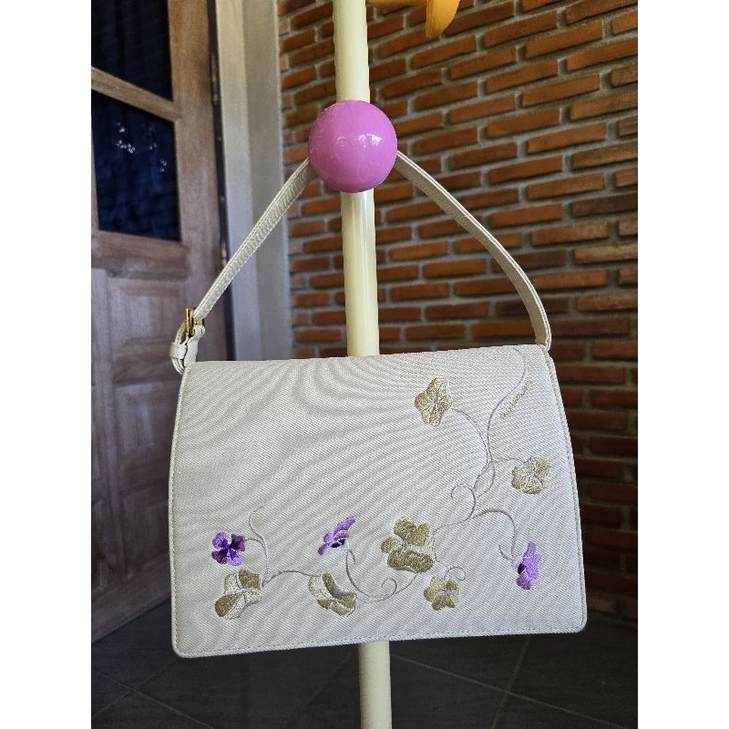 Second Hand old england Bag Cloth Embroidered | Shopee Philippines