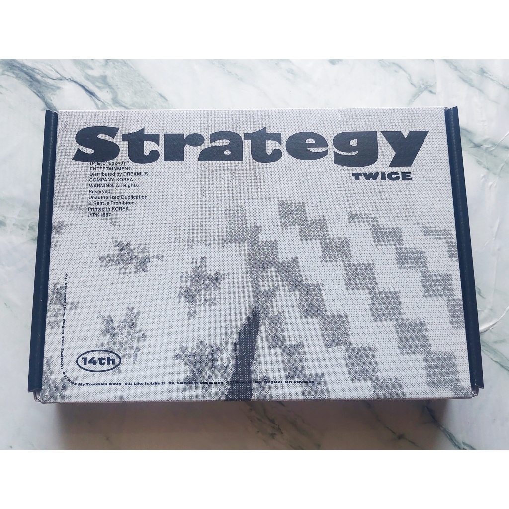TWICE Album-Strategy Ver Step 3 Unwrapped No Card CD Kpop Poster ...