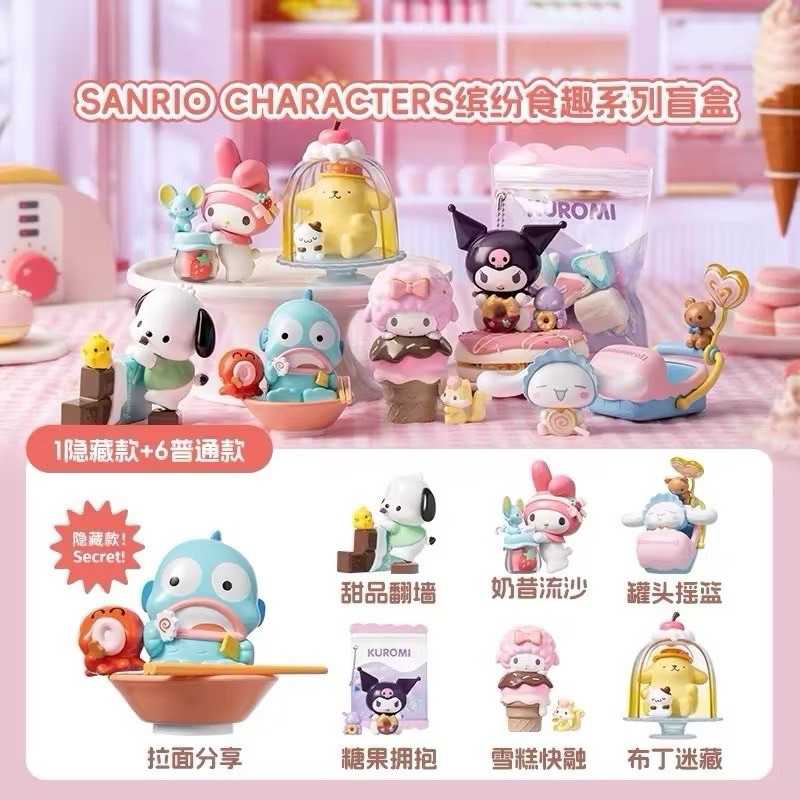 Checkcard And Unwrap Miniso Sanrio Characters Colorful Food series ...