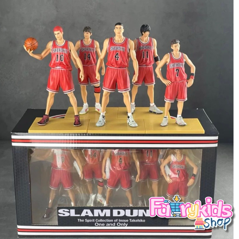 Slamdunk Set 5 Characters Very Beautiful Work About 13-15cm High ...