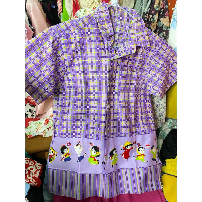 Thai Clothes Asean Shirt Teacher Songkran | Shopee Philippines