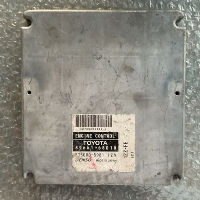 Engine Box 1ZZ ECU 89661-6801 Toyota Altis 01-07 Throttle Cable Used ...