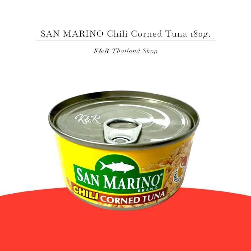 SAN MARINO CHILI CORNED TUNA 180g. | Shopee Philippines