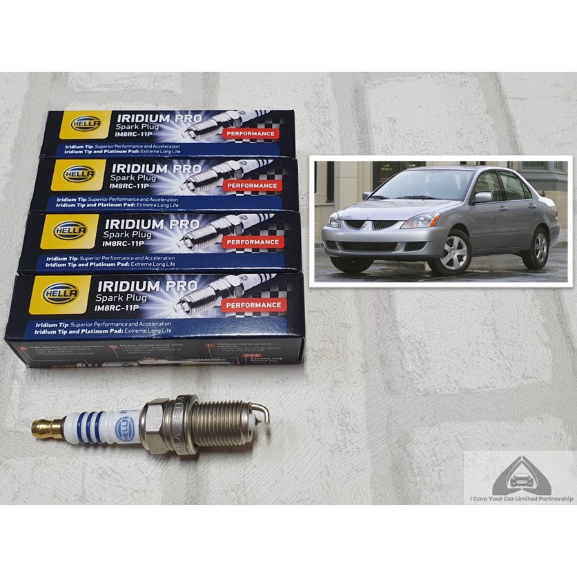 Spark Plug Iridium Mitsubishi New Lancer (2004-2012) Set Of 4 Heads ...
