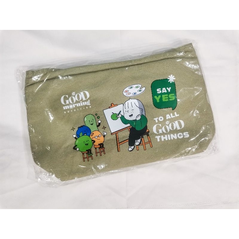 Good Morning Bag Pretty Olive Green Nutrilite | Shopee Philippines