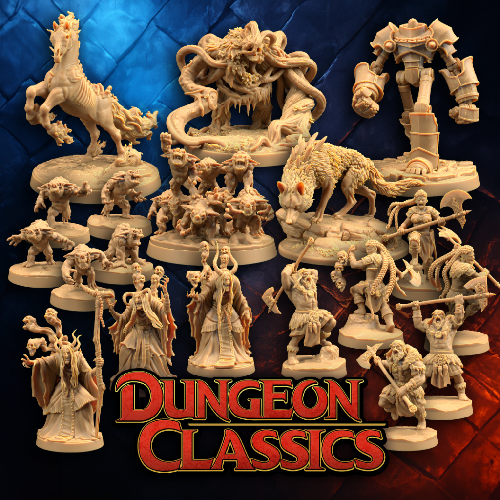 Dungeon Classics The 7th-Model For DnD miniature [Made to order Parcel ...
