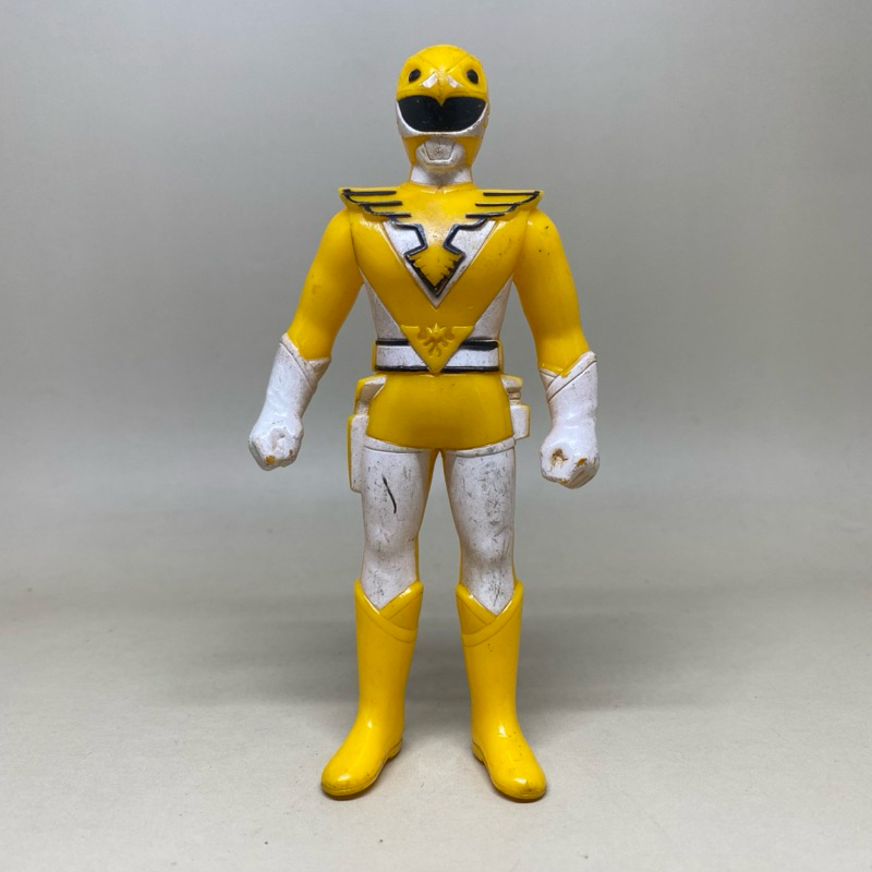 Sentai Jetman Yellow Soft Figure 12 Cm.(1991) | Original Bandai Used ...