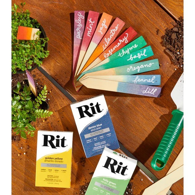 Black Dye Rit All-Purpose Powder Dye - 12 Pack Multi-Color Fabric Dye ...