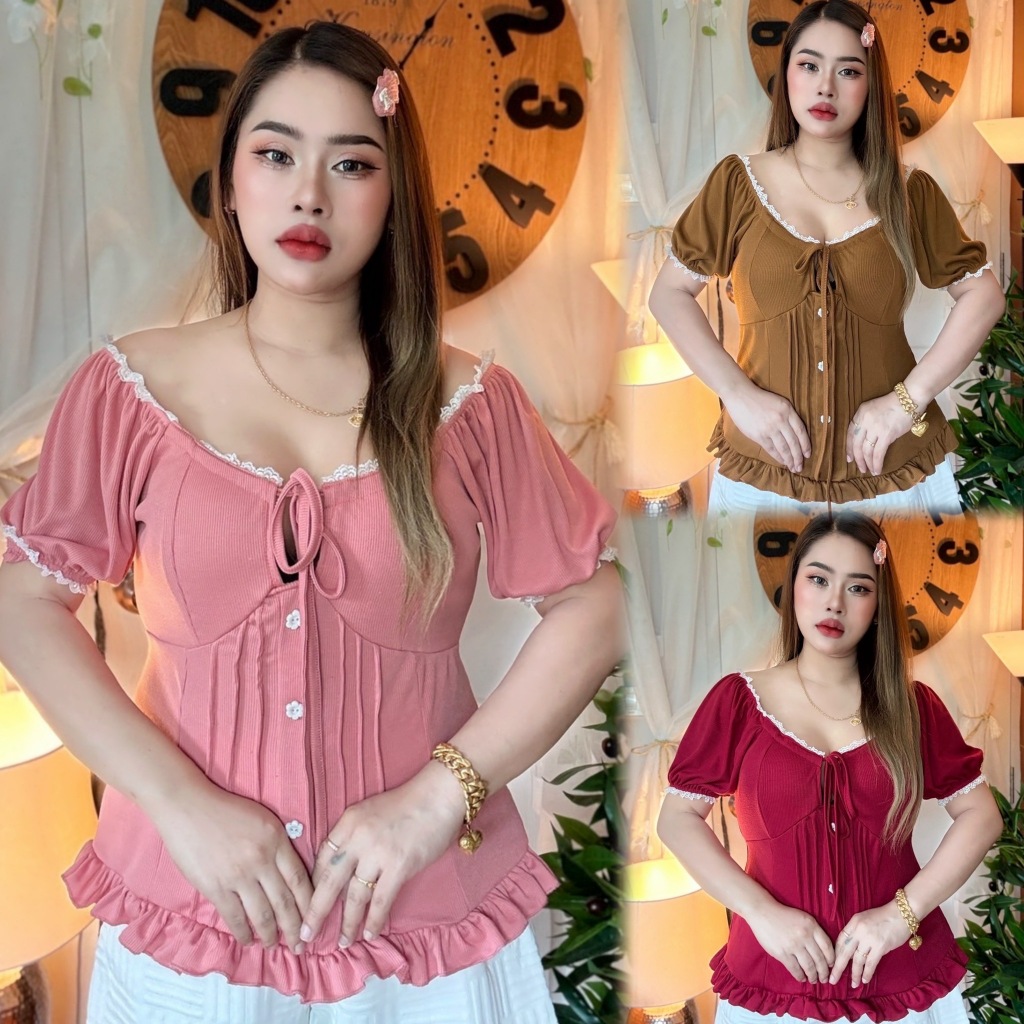 Plus Size Women's Shirt**Tong Por Fashion Shop**Chest 38-48 Length 24 ...