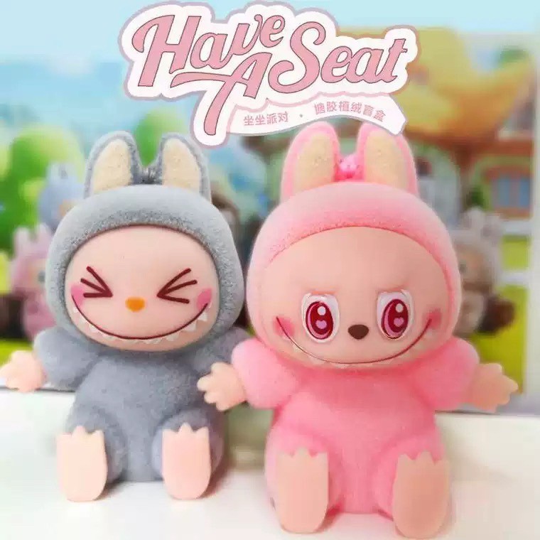 Monster LABUBU Sitting Party V.2 Face Vinyl Blind Box To Win Color ...