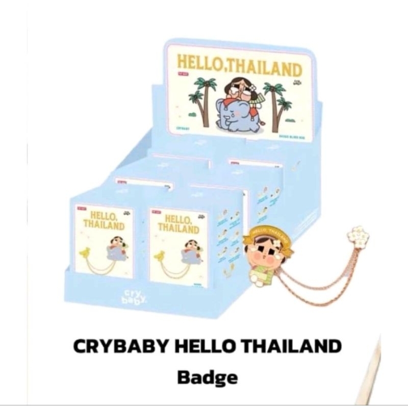 Crybaby Hello THAILAND Series Badge Blind Box Launching First And Only LIMITED Collection In ...