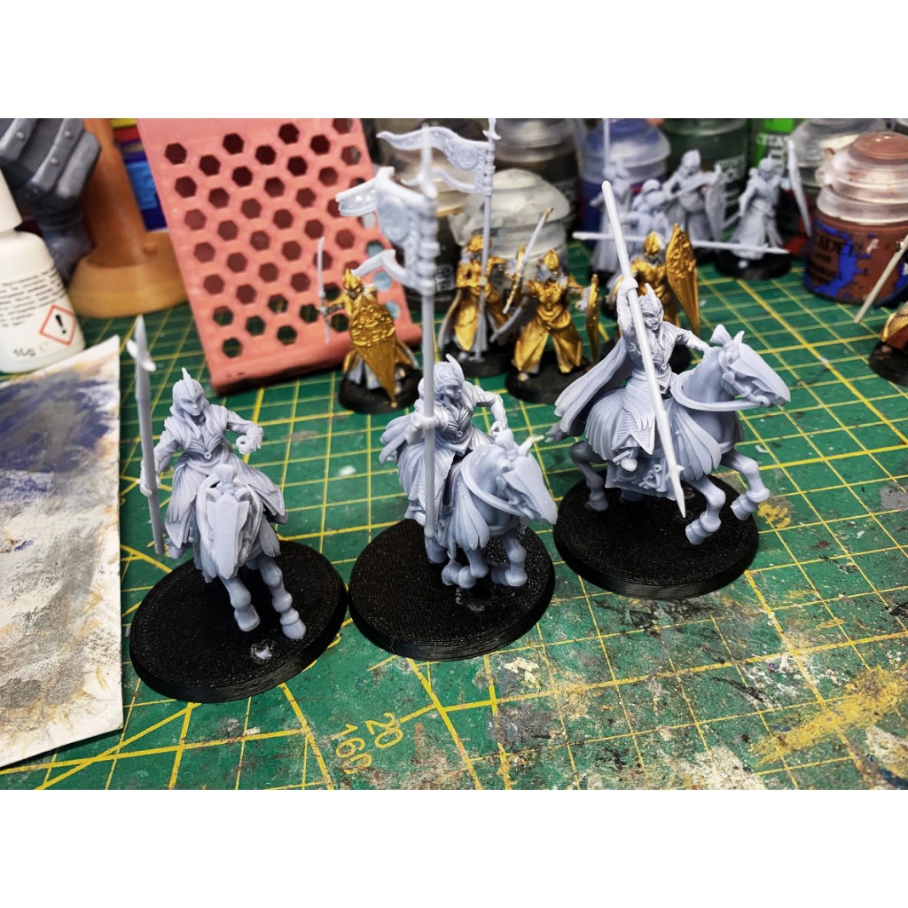 [Dandelion in Middle earth] Golden Wood Elf Cavalry-Model For DnD ...