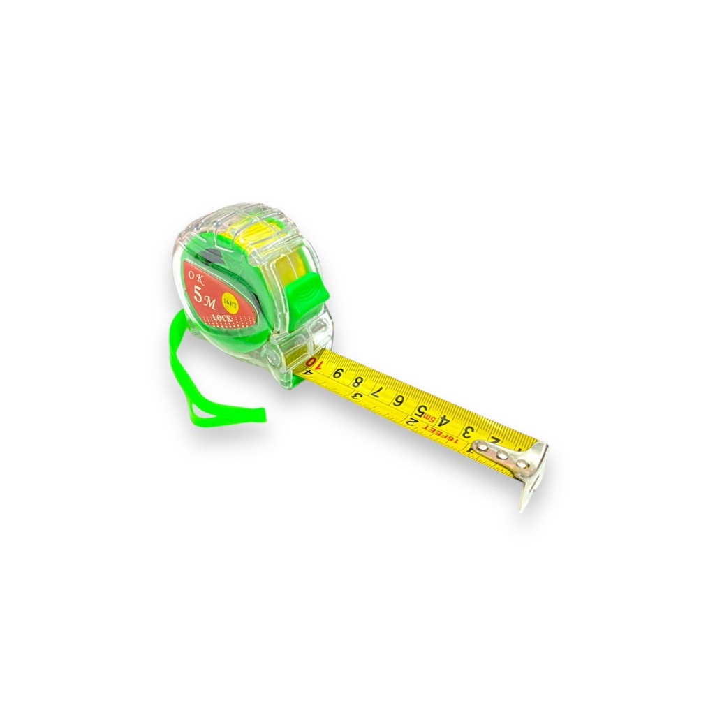 OKO Transparent Measuring Tape 5m x 25mm | Shopee Philippines