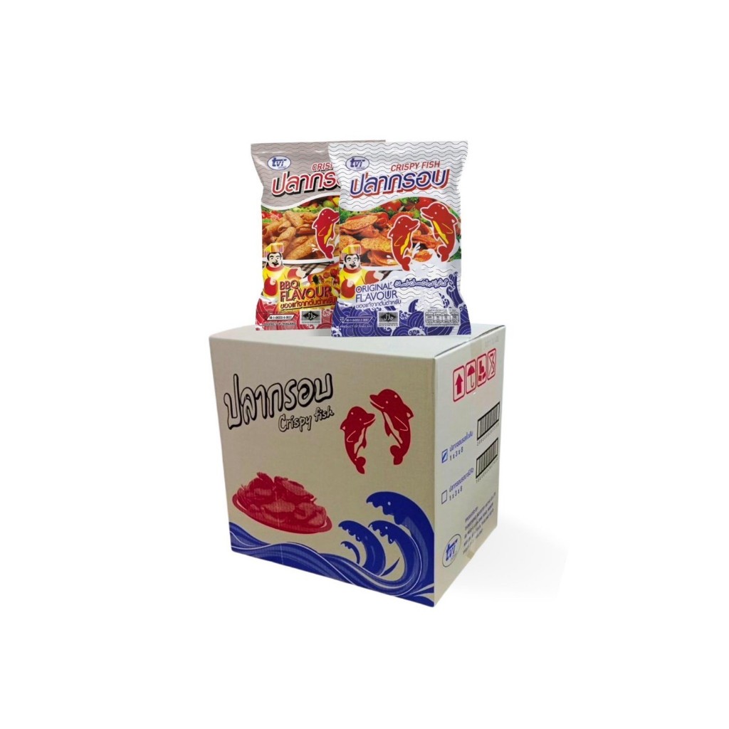 Great Value Crate!! Original Flavor Crispy Fish Bbq Snack | Shopee ...