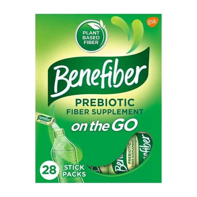 Fiber Powder Benefiber Natural Fibre Supplement On-the-Go Stick 28 Pack ...