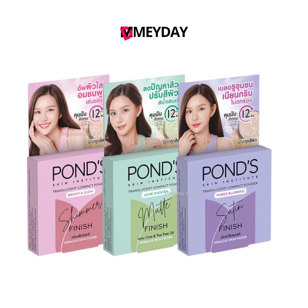 Pond's Translucent Pressed Powder Ponds Compact (With Bright & Glow ...