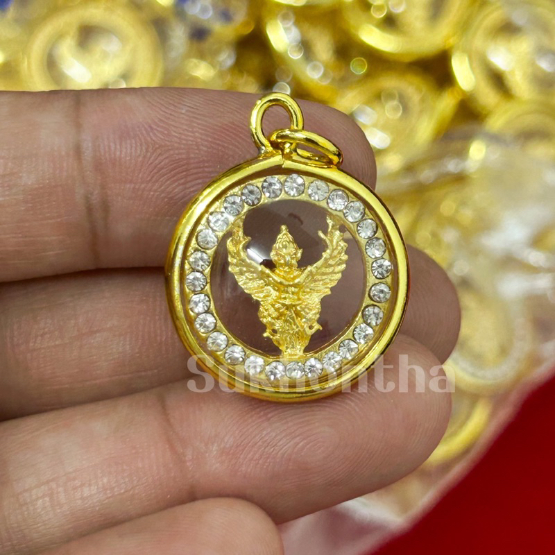 Garuda Pendant Lomphet Gold Frame (Chanted) | Shopee Philippines