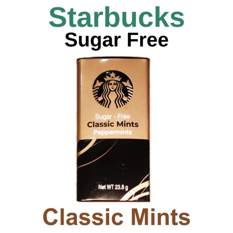 Starbucks Mints Sugar Free Candy: Reserve Classic Mint | Shopee Philippines