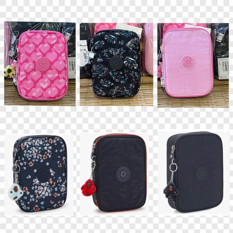 Kipling Pens 100 case With 5 Colors Adorable Hearts/True Blue Tonal ...