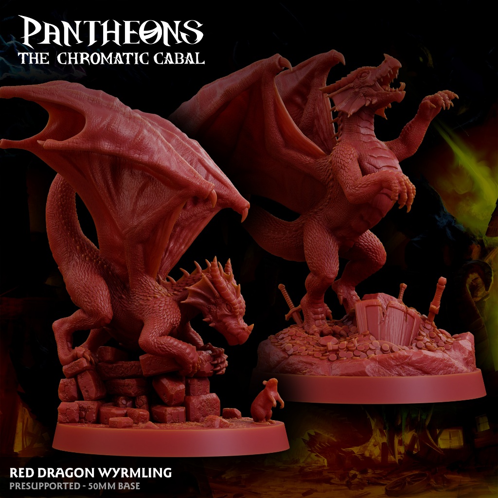 Pantheons-Red Dragon-Model For DnD miniature and other RPG's. | Shopee ...