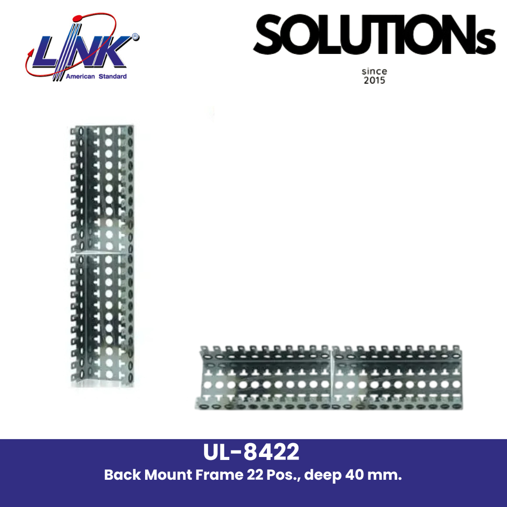 LINK UL-8422 Back Mount Frame 22 Pos. deep 40 mm. | Shopee Philippines