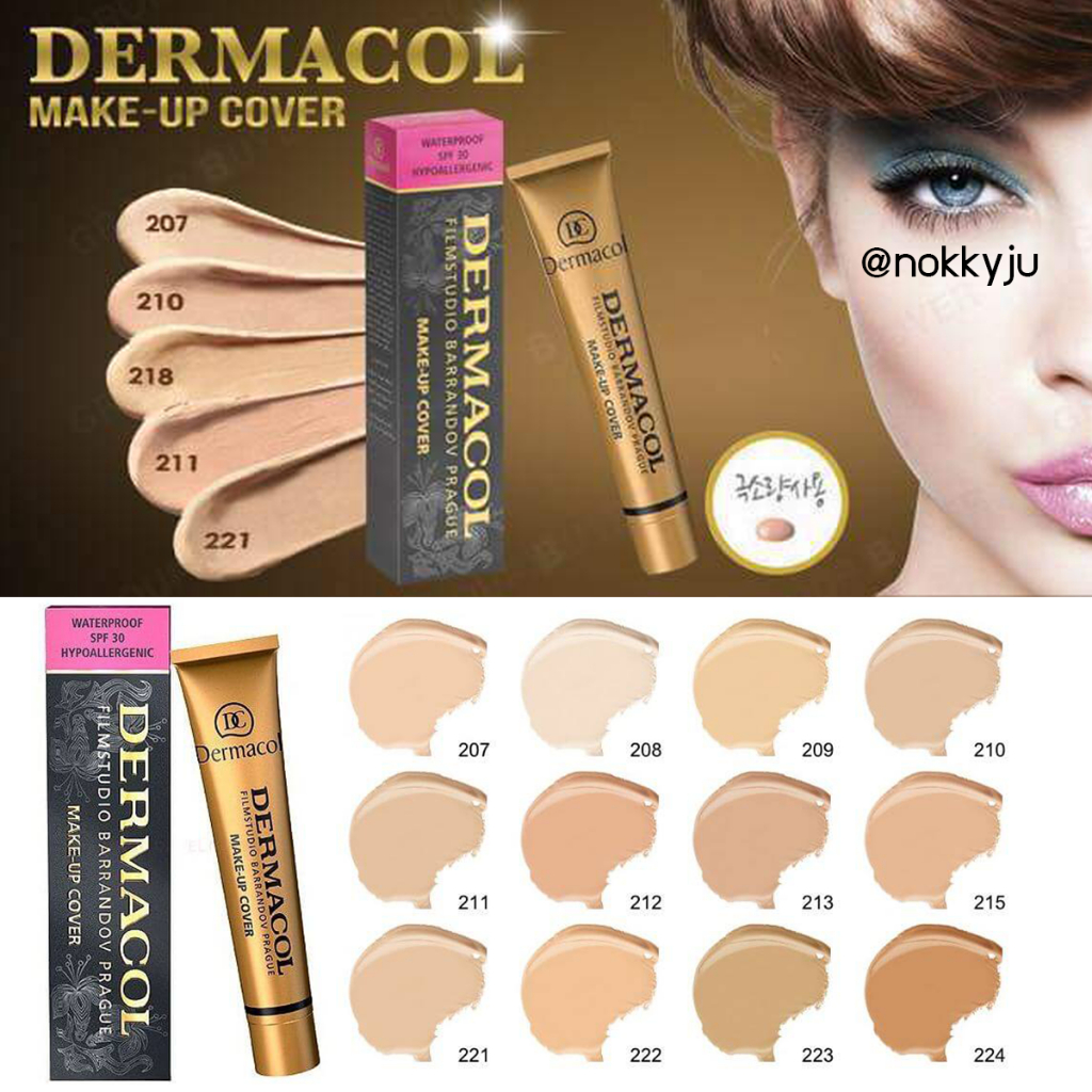 Dermacol Foundation Cream Ultimate Coverage Suitable For All Skin Types ...