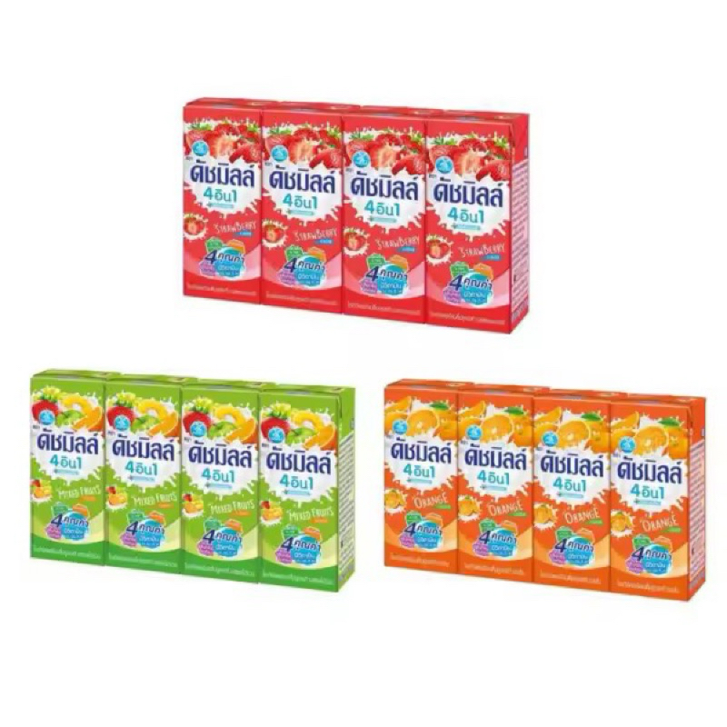 Dutch Mill Drinking Yoghurt Uht Milk 180ml Pack Of 4 Boxes | Shopee ...
