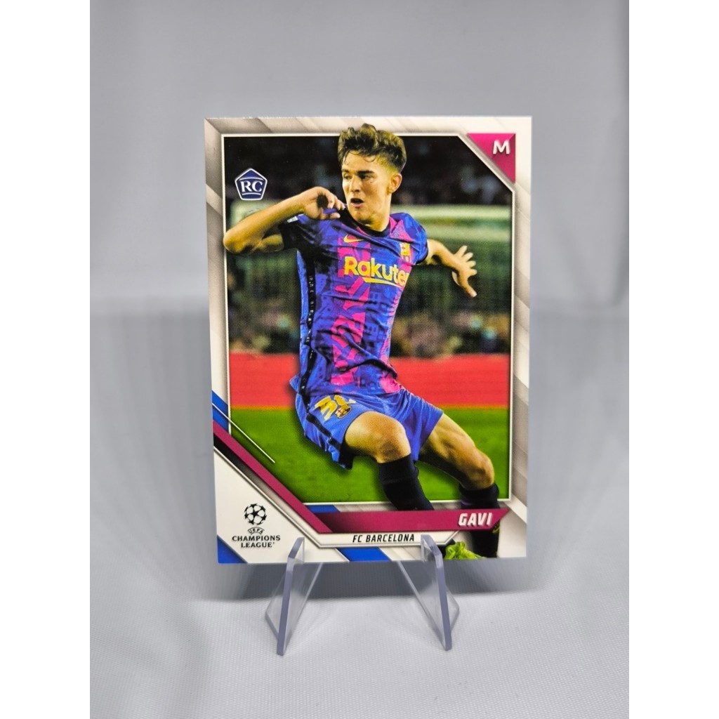 Topps Football Card Chrome FC Barcelona UEFA Champions League Soccer ...