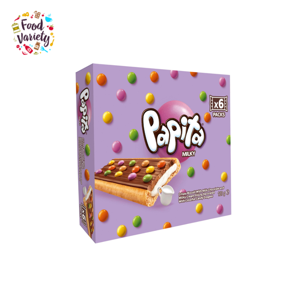Pita Milky Cream Crispy Biscuit With Milk Chocolate 120g | Shopee ...
