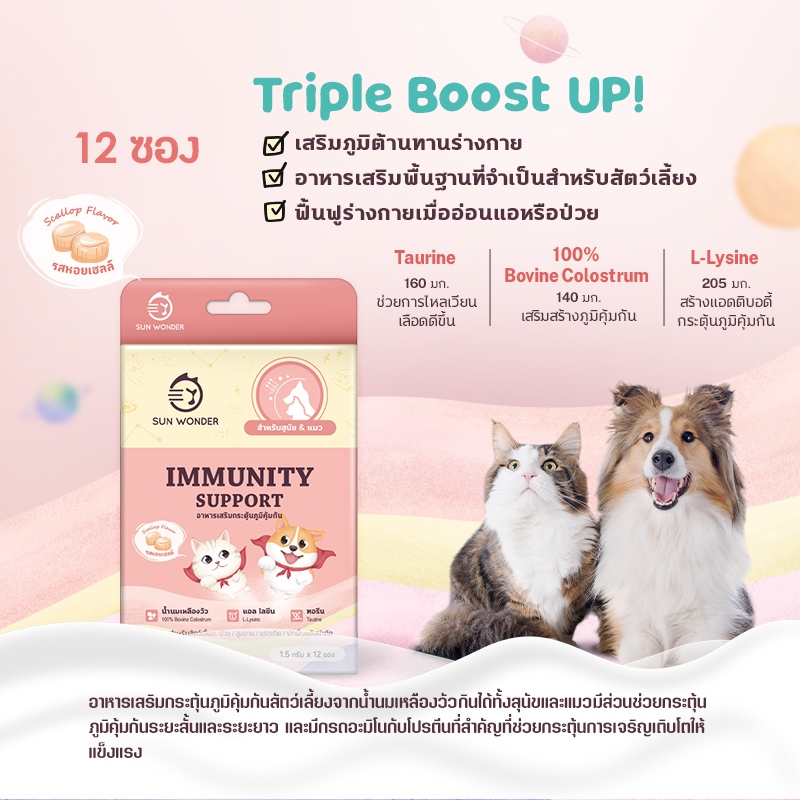 (12 Sachets)SUN WONDER SUPPORT Bichana Supplements To Stimulate ...