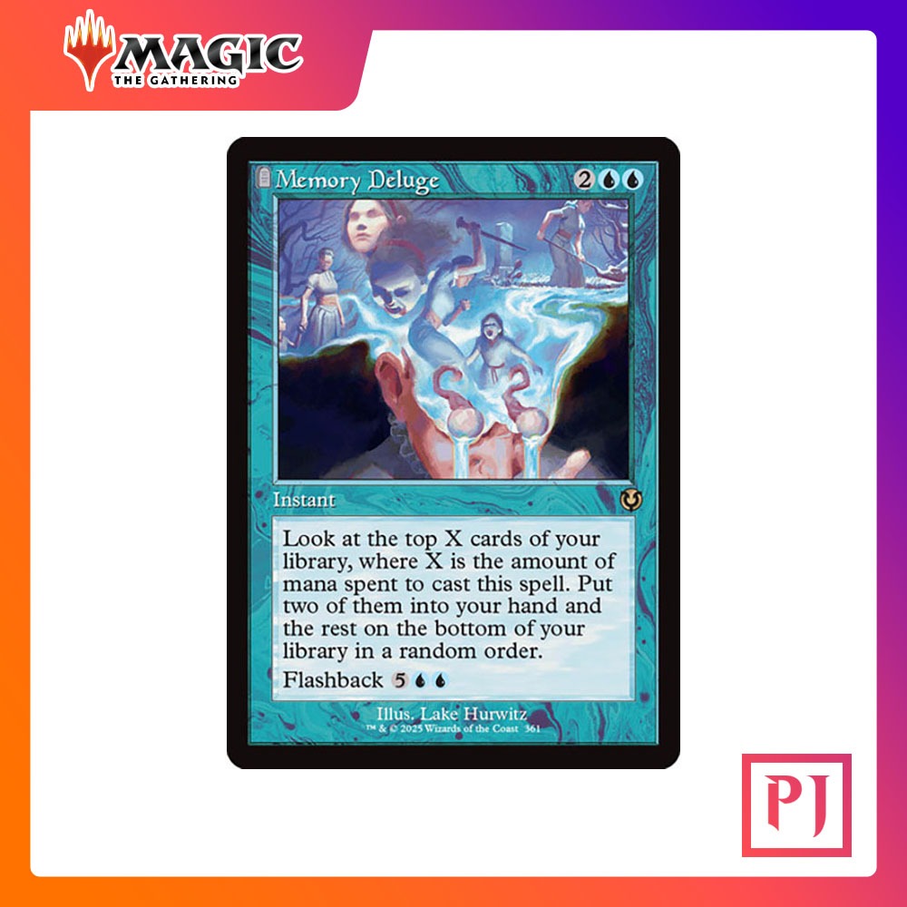 [MTG] Memory Deluge (Retro Frame) [INR] [BLUE] [RARE] [NORMAL] [ENG ...