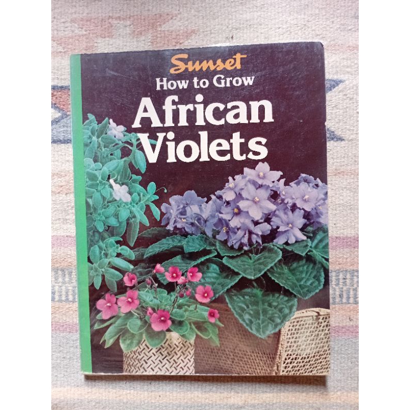 How to Grow African Violets A Sunset BOOK VINTAGE | Shopee Philippines
