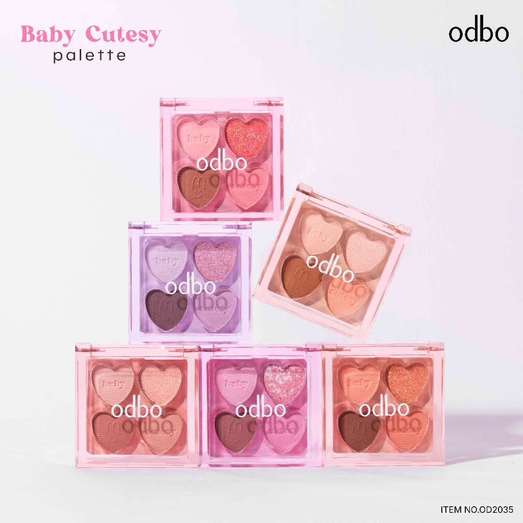 OD2035 ODBO Baby Cute Palette Eye Makeup | Shopee Philippines