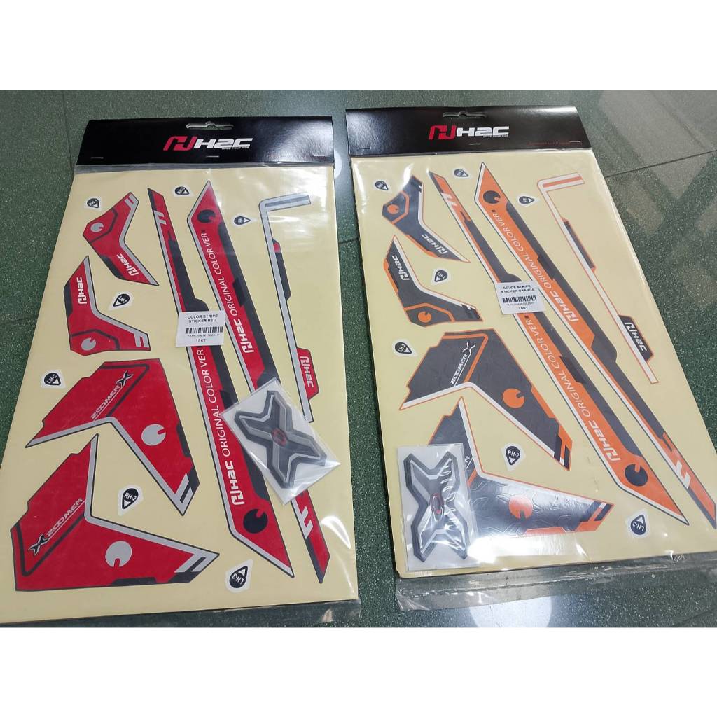 Honda Zoomer X Decorative Sticker Set Original h2c Work X All Years ...