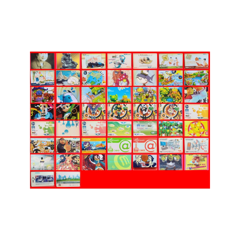 Phone Cards Top-Up Collection Game Movie Card Electric Train Card----3 ...