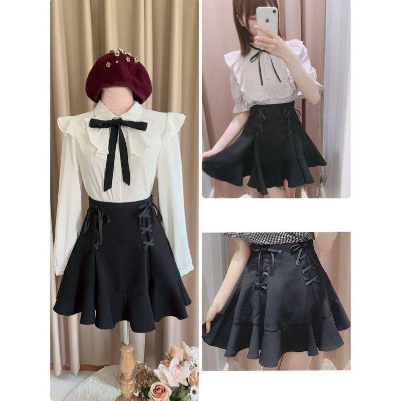 Set Of Rojita Shirt + Evelyn Skirt New Japanese Brand Authentic ...