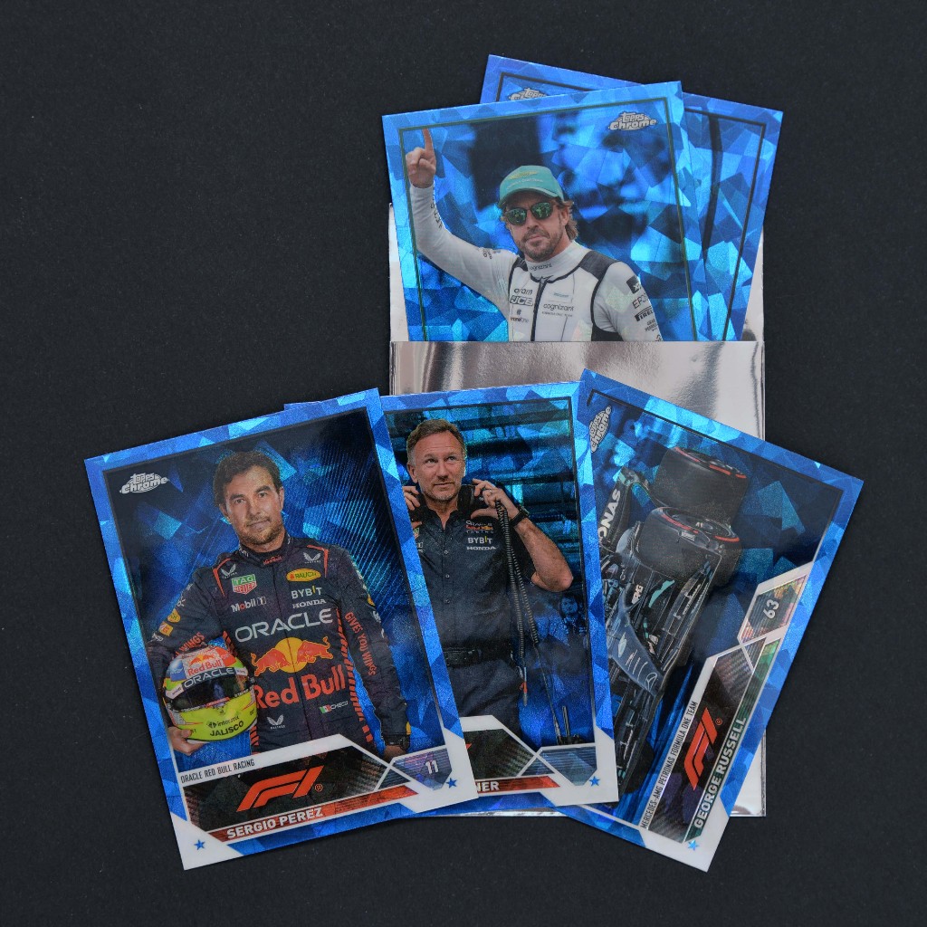 Formula One Card Topps Chrome 1 F1 23 Sapphire Cards | Shopee Philippines