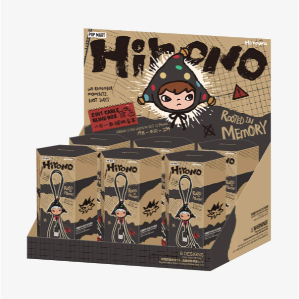 Pop Mart hirono Echo Series-2in1 Cable Blind Box Genuine Hirino type-C ...