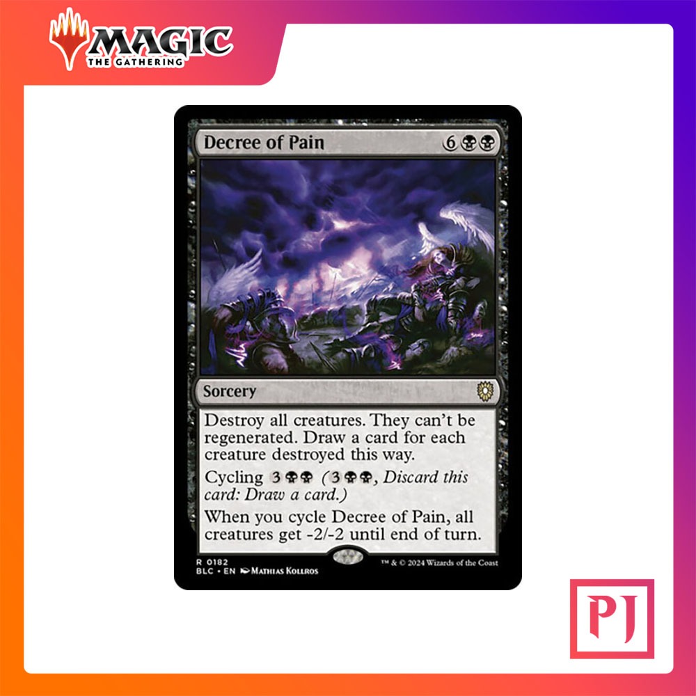 [MTG] Decree of Pain [BLC] [BLACK] [RARE] [NORMAL] [ENG] (Magic Card/Magic the Gathering ...