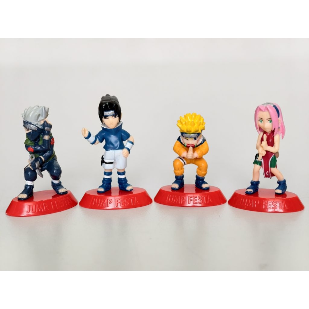 Naruto Sasuke Sakura Kakashi-Coquest-Mini Figure Jump Festa Coca-Cola ...