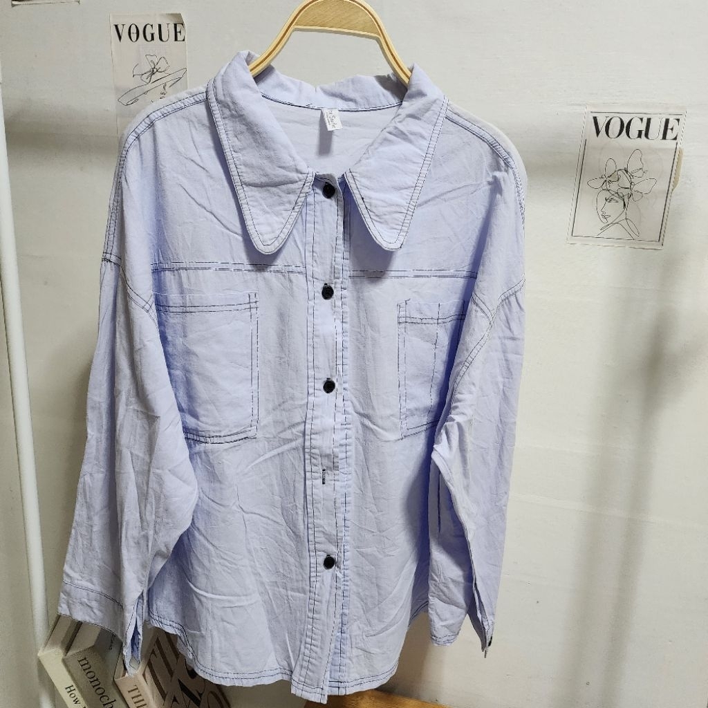 ltt studio Collar Long Sleeve Walk The Seams Chic Show | Shopee Philippines